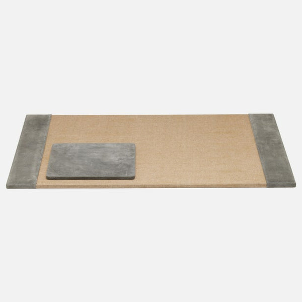 Suede Leather Desk Blotter Set – High Camp Home